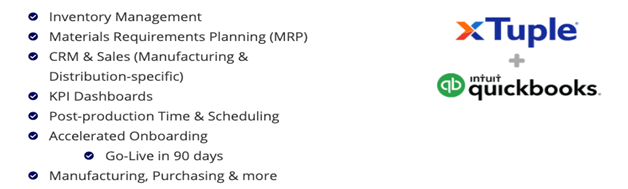 xTuple Announces Launch of Intuit QuickBooks Integration: Top ERP Solution Partners with Popular ...